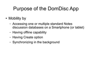 DomDisc and the Domino data api | PPT
