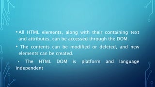 Dom(document object model) | PPTX