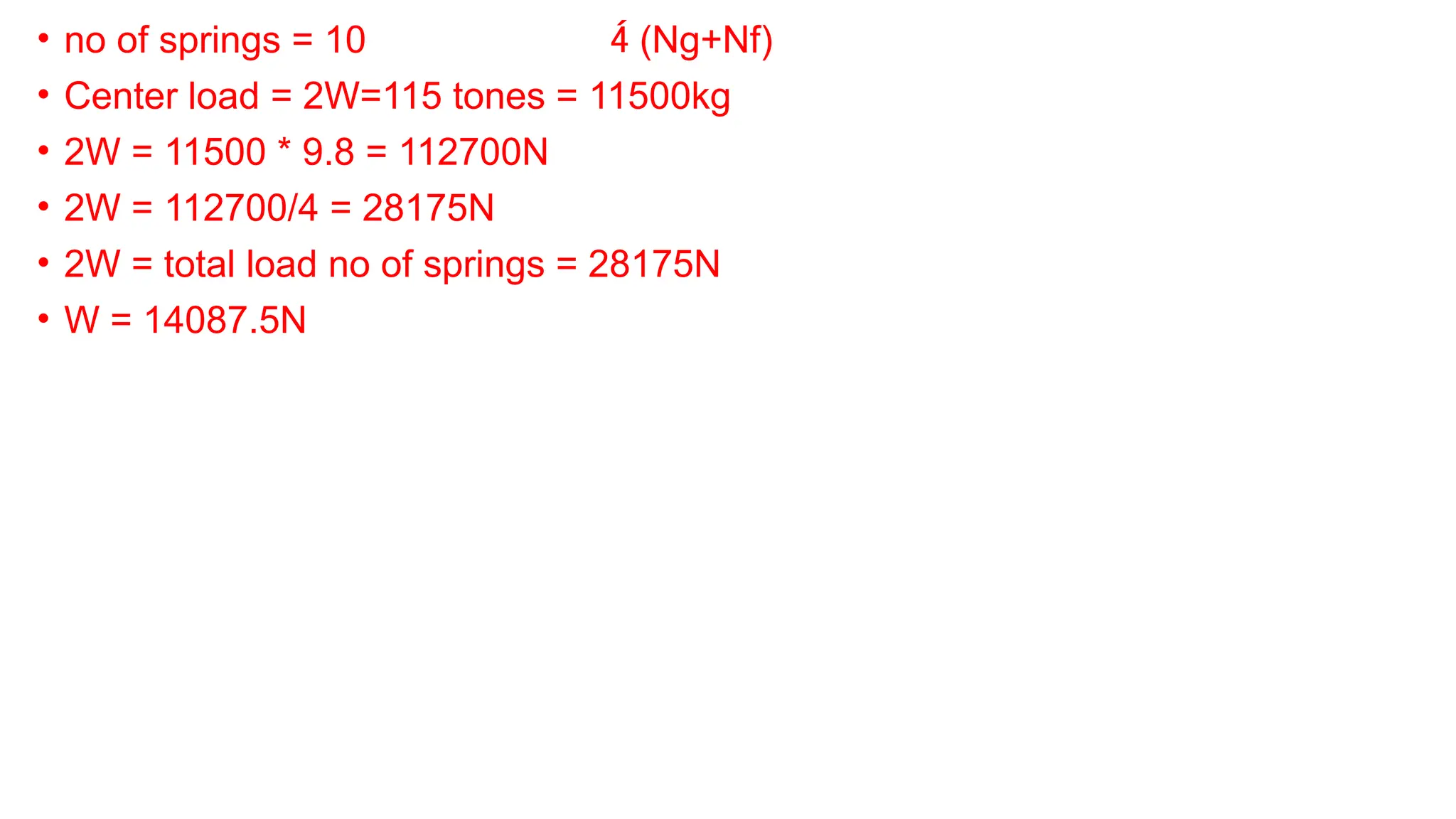 Design of machine elements - leaf spring design and calculation | PPT