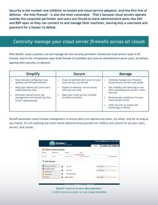 Dome9 Brochure | PDF