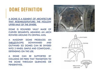 Dome and vault | PPT
