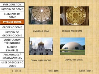 DOME | PPTX | Geology | Science