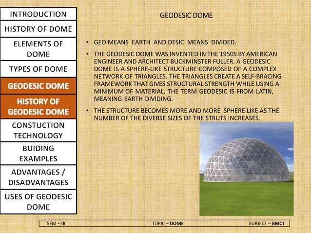 DOME | PPTX | Geology | Science