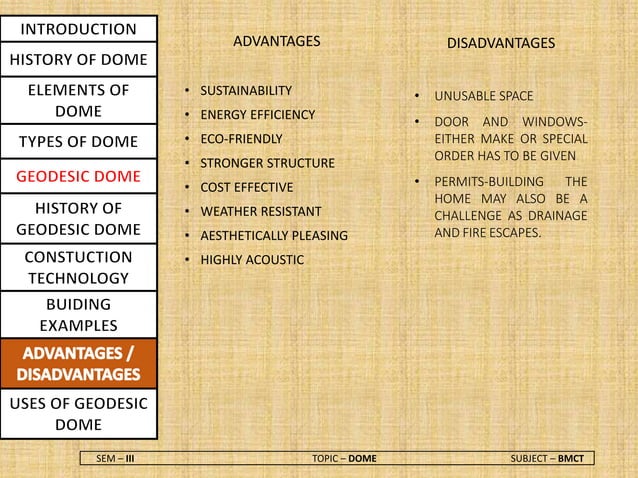 DOME | PPTX | Geology | Science