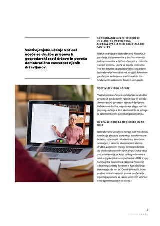 SPODBUJANJE UČEČE SE DRUŽBE JE KLJUČ DO PRAVIČNEGA IZOBRAŽEVANJA MED ...