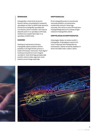 KRIPTOLOGIJA NI KRIPTOGRAFIJA: KAKŠNA JE RAZLIKA? | PDF
