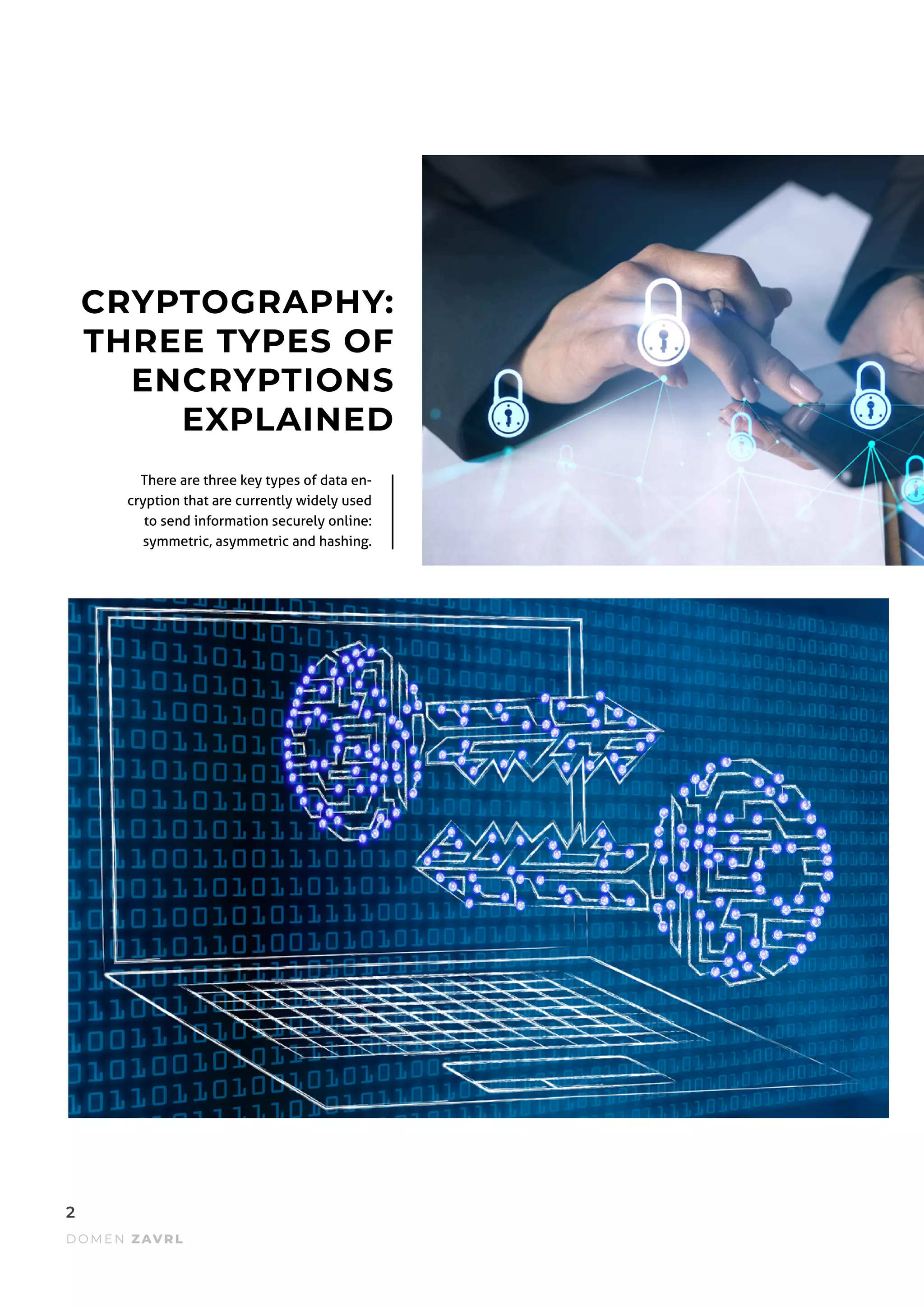 Cryptography: Three Types of Encryptions Explained | PDF | Computing | Technology & Computing