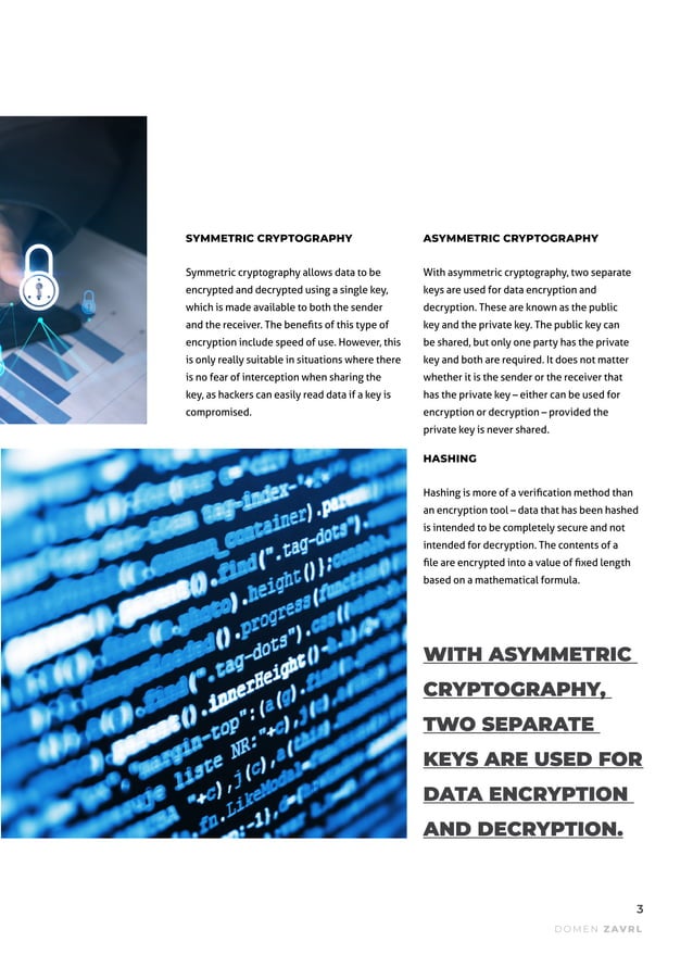 Cryptography: Three Types of Encryptions Explained | PDF | Computing | Technology & Computing