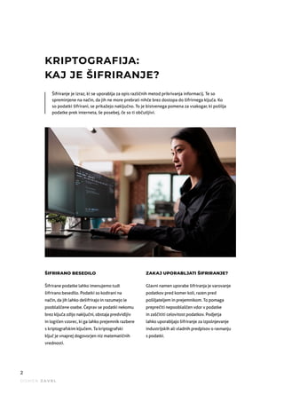 Kriptografija: kaj je šifriranje? | PDF