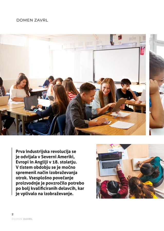 Kako je prva industrijska revolucija vplivala na izobraževanje otrok | PDF