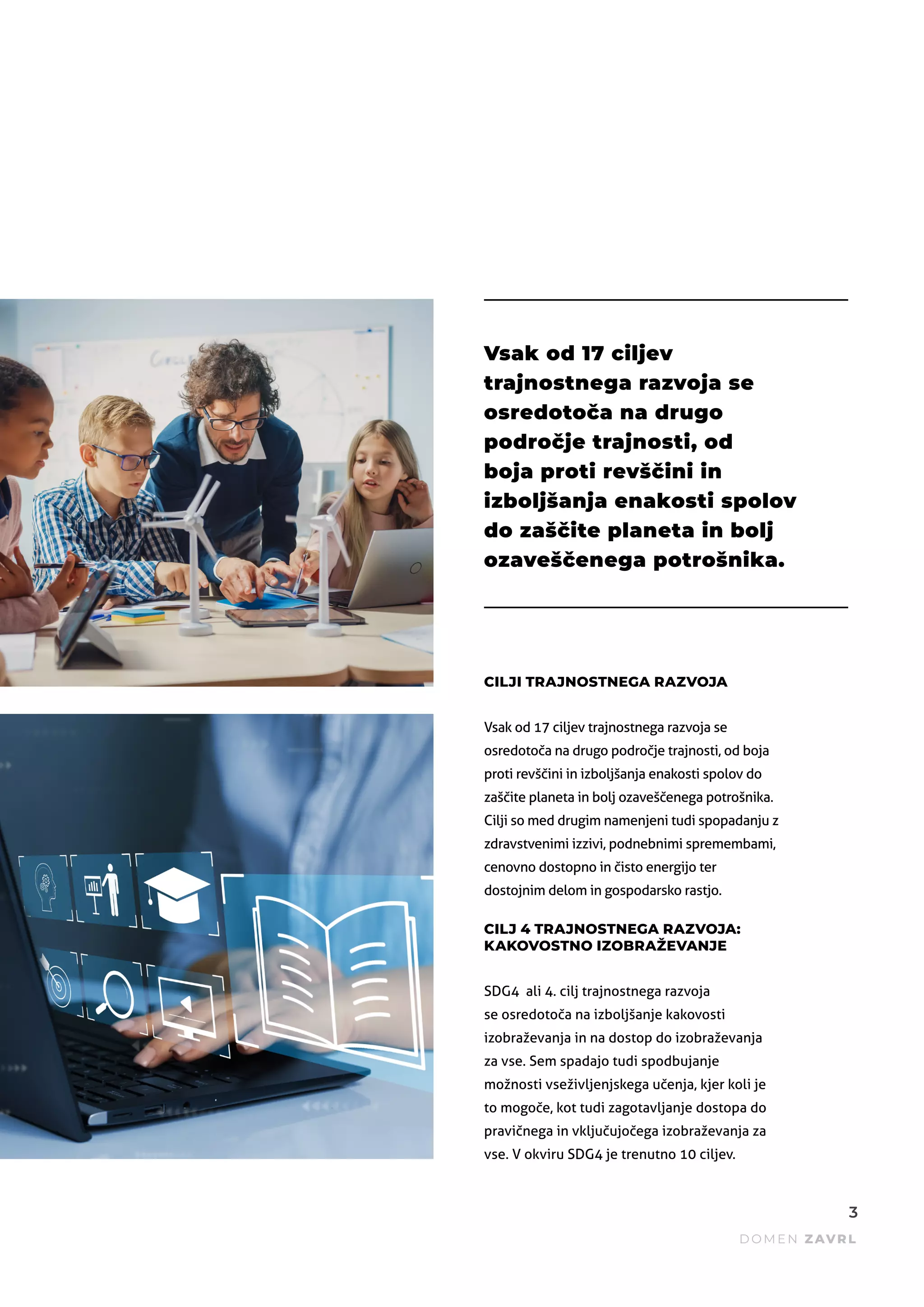 Agenda 2030 Združenih narodov za trajnostni razvoj: izobraževalni cilji ...