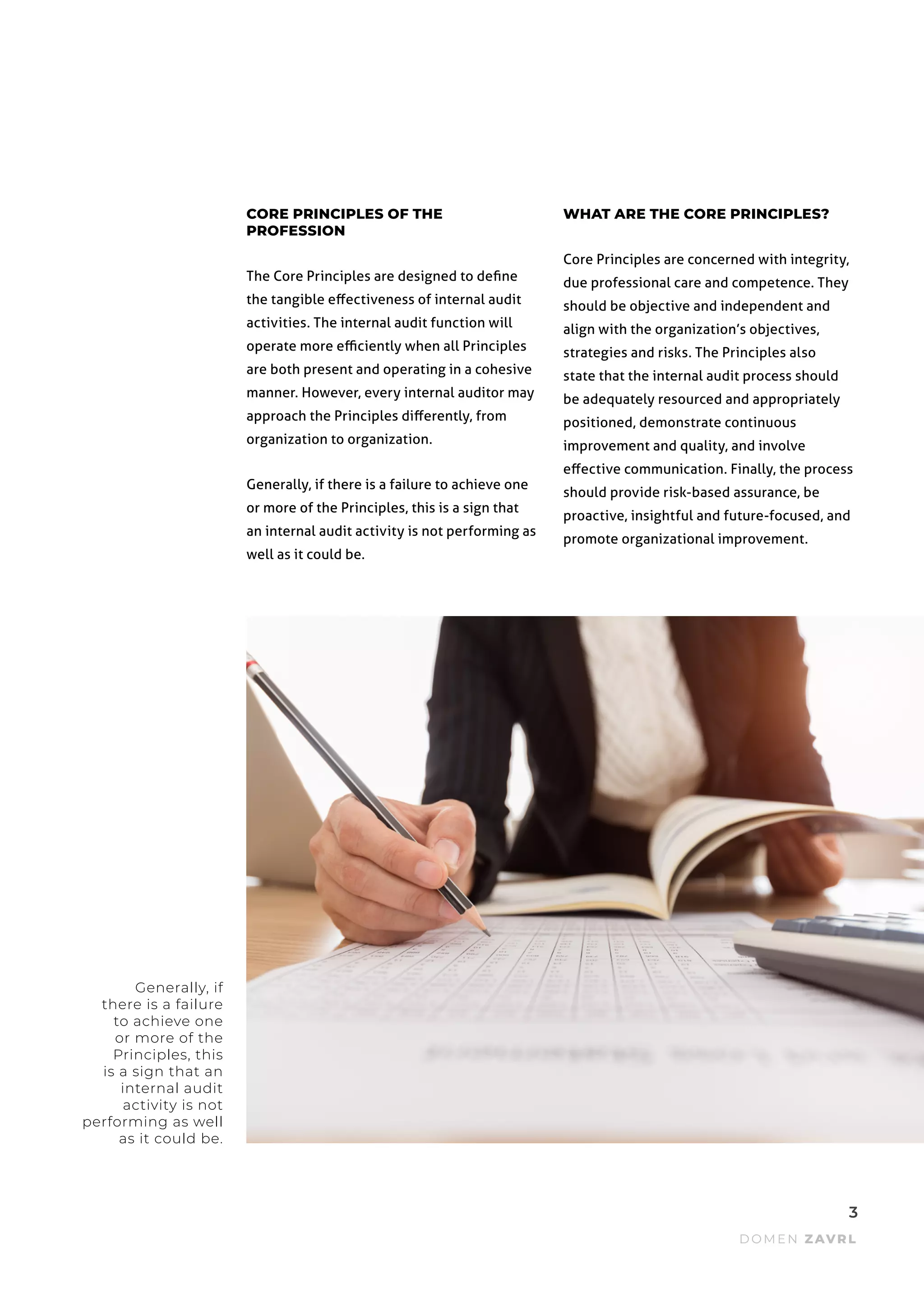 Internal Audit: Core Principles | PDF