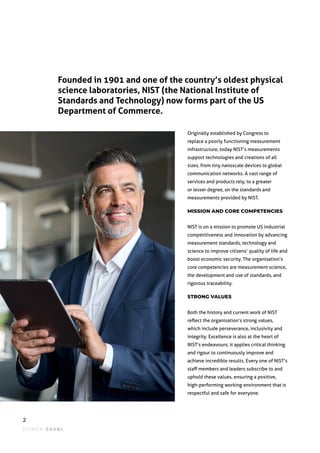 The Work of the National Institute of Standards and Technology | PDF