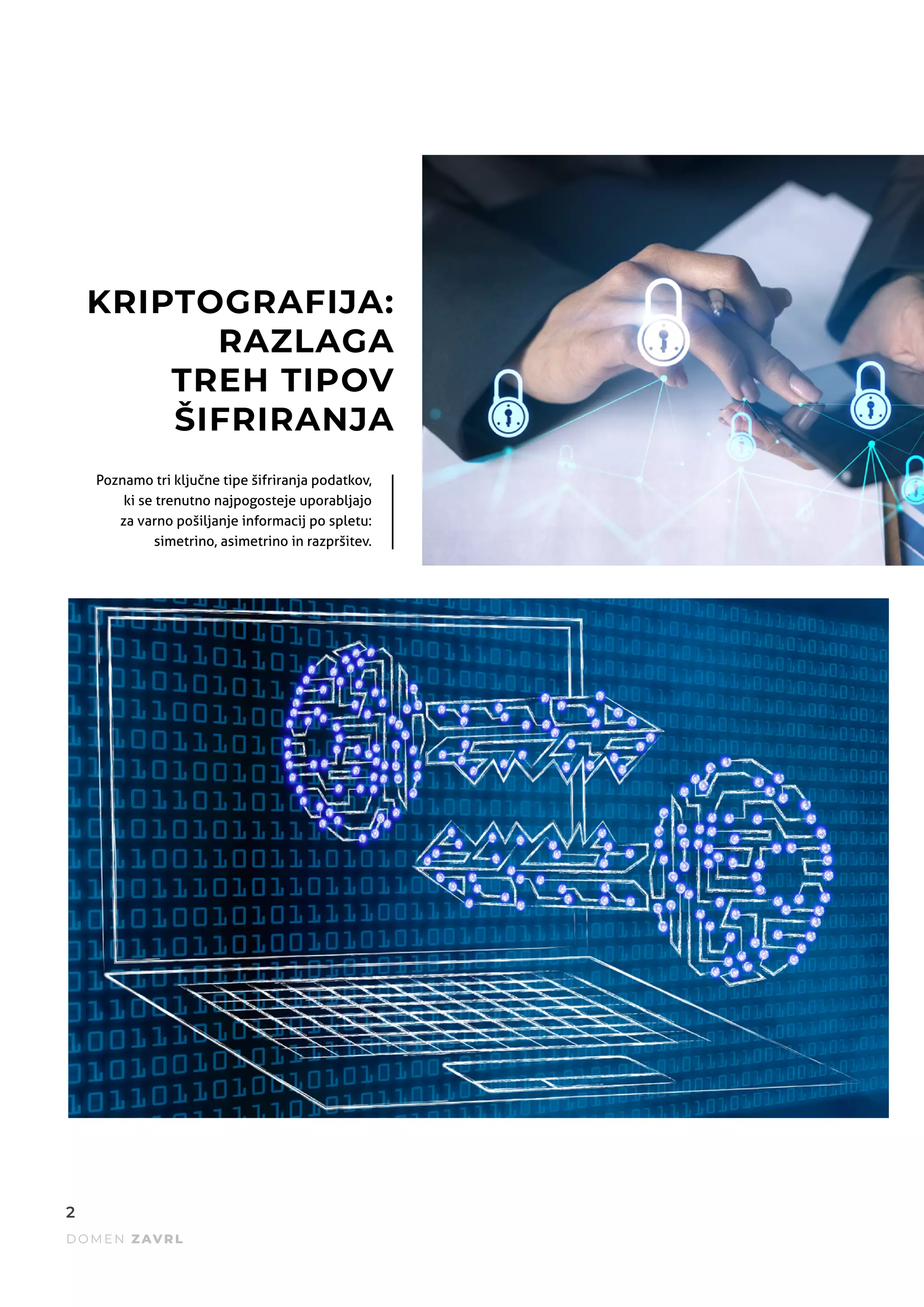 Kriptografija: Razlaga treh tipov šifriranja | PDF