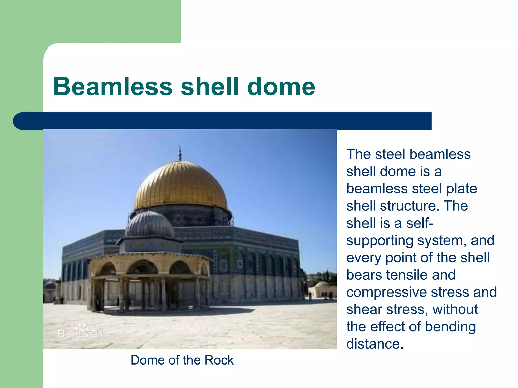 Dome roof structure | PPTX