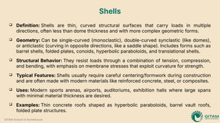 Presentation on Domes and Shells (Structures) | PPTX