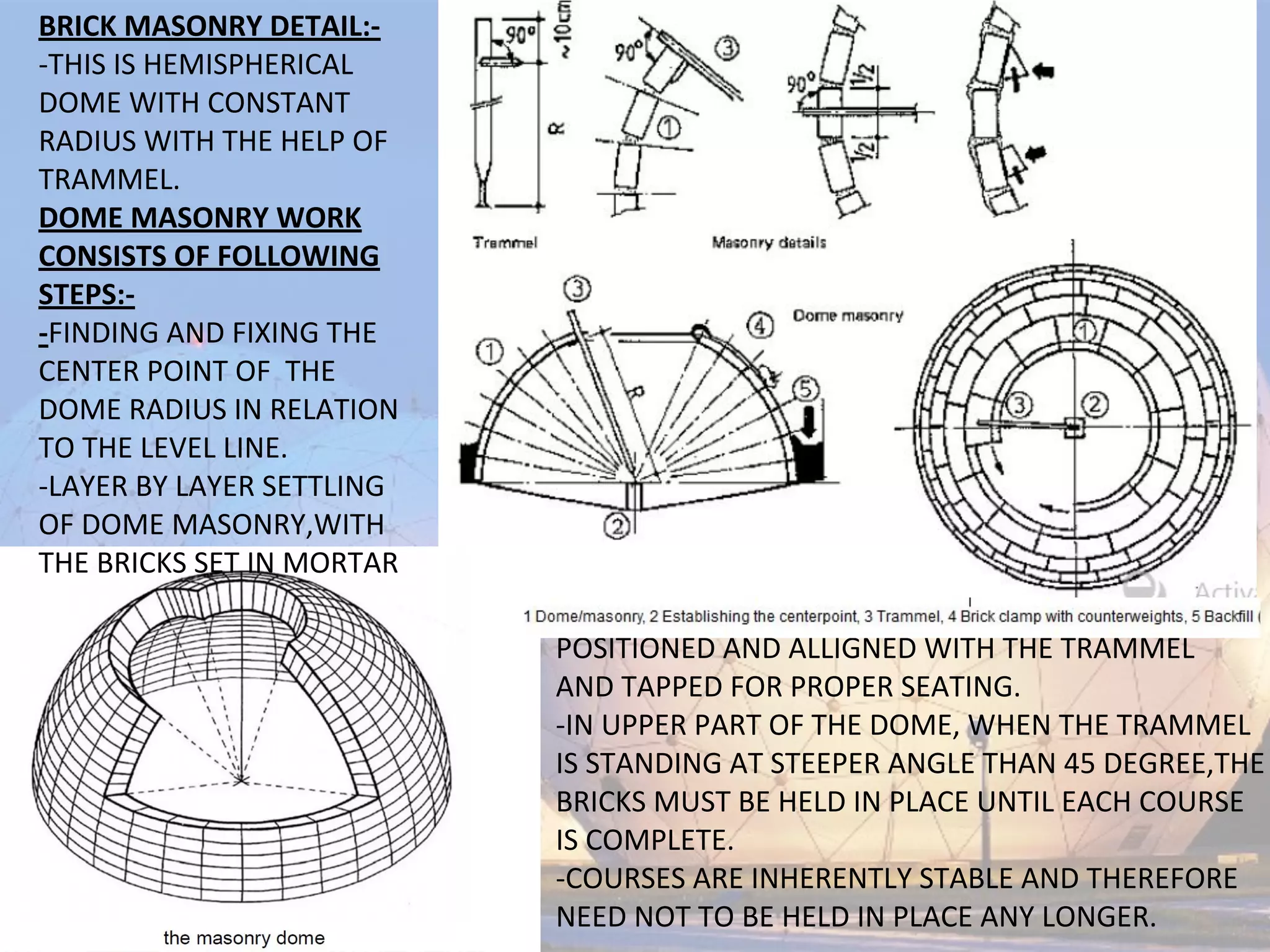 CONSTRUCTION OF DOMES | PDF