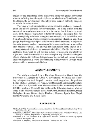 Domestic violence | PDF