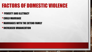 Domestic violence | PPT