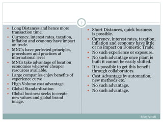 Domestic and international business | PPTX