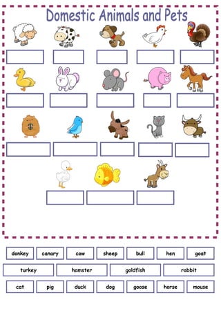 Domestic animals | PDF
