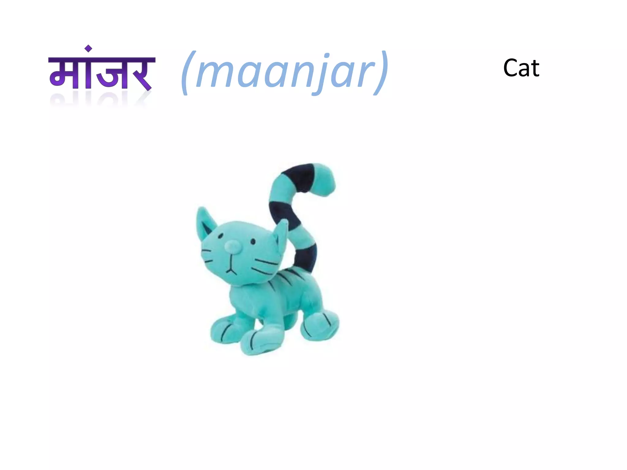 Domestic animals in marathi | PPTX