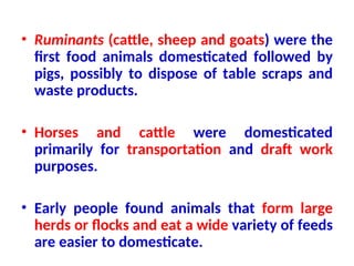 domestication of companion animals in world | PPT