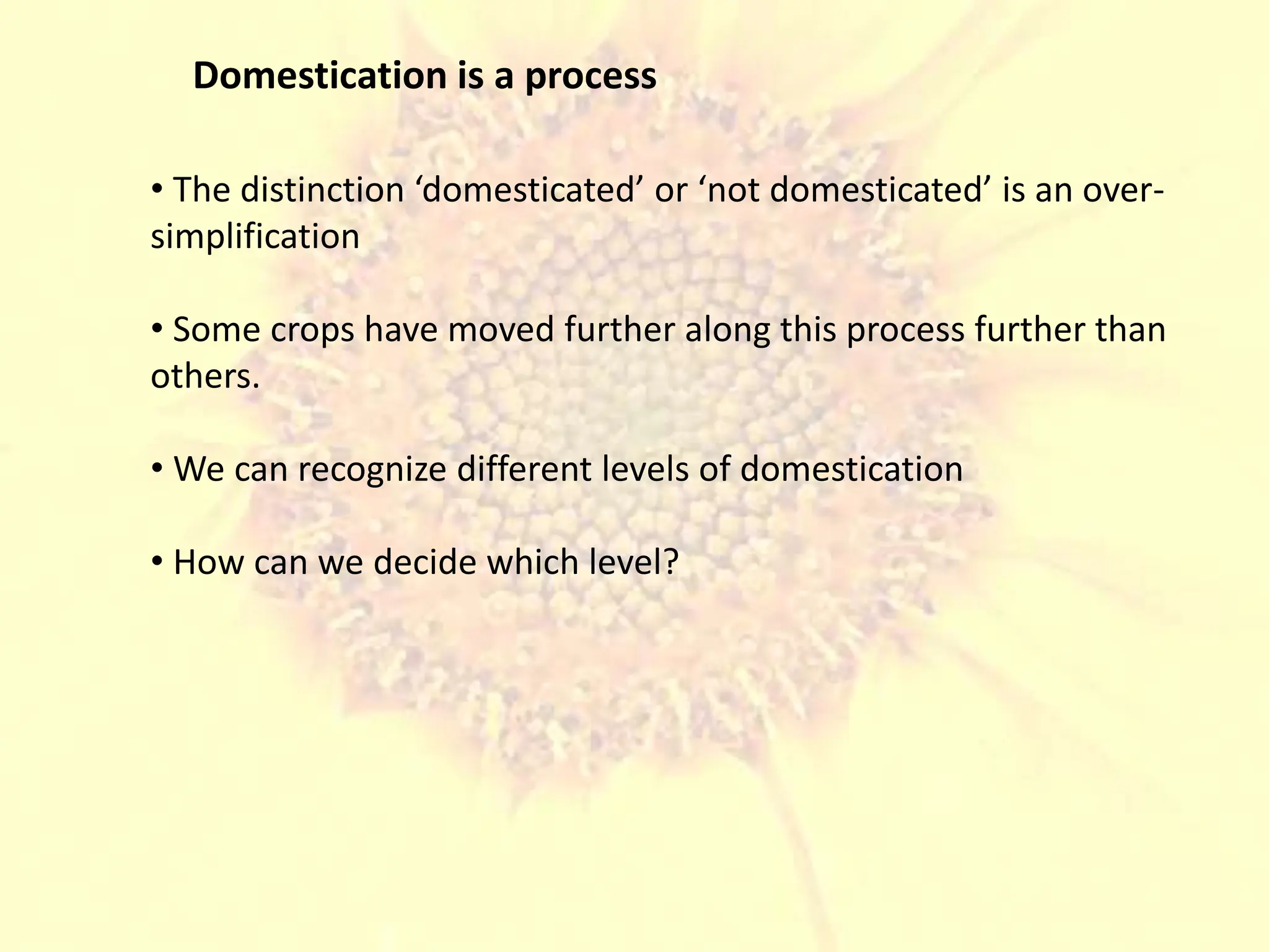 Domestication as a method of plant breeding | PPT