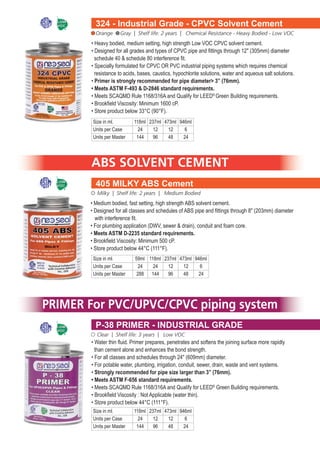 PVC-UPVC solvent Cement Manufacture | PDF