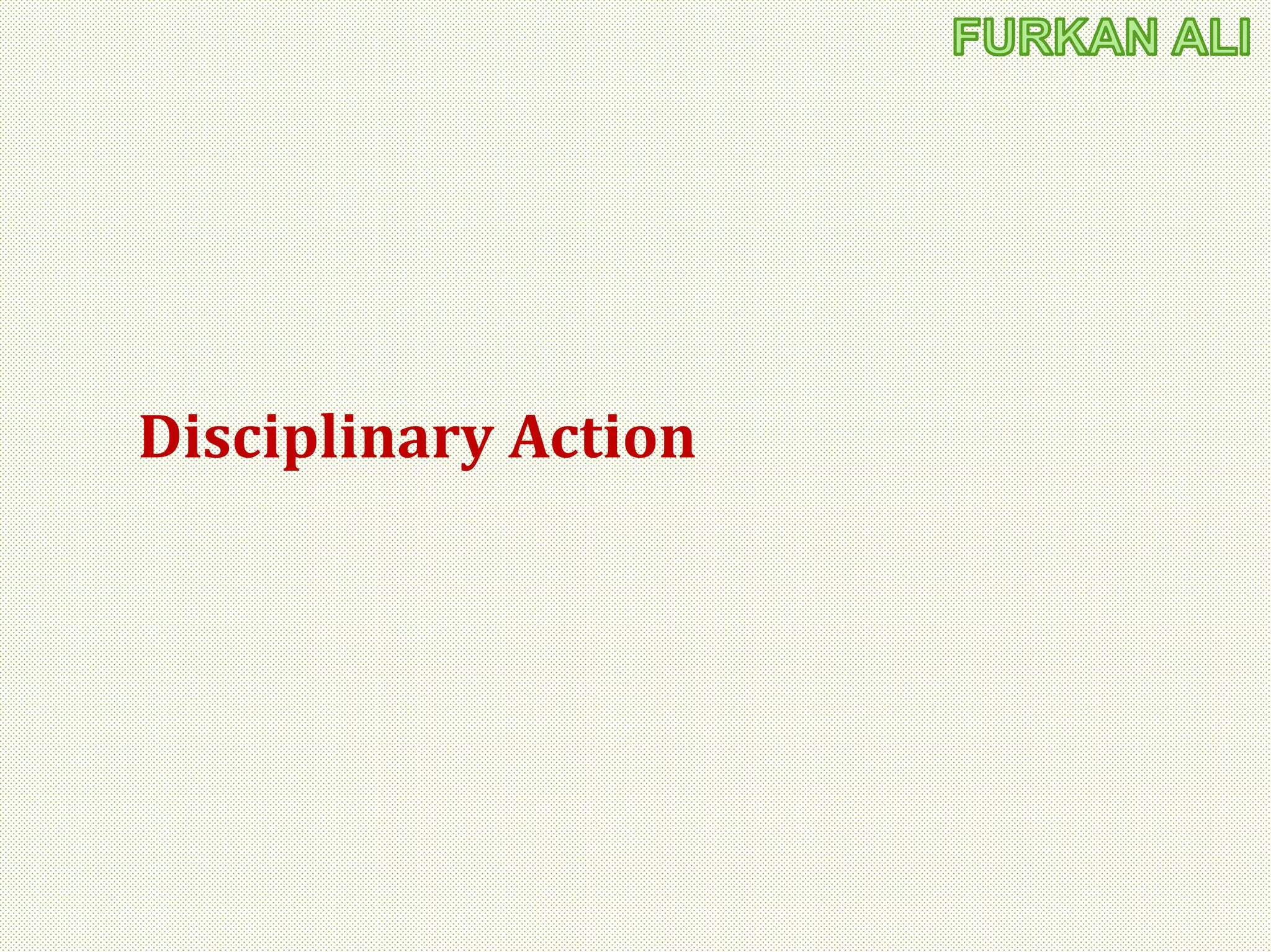 Misconduct & Disciplinary Action - Charge Sheet & Domestic Enquiry | PDF