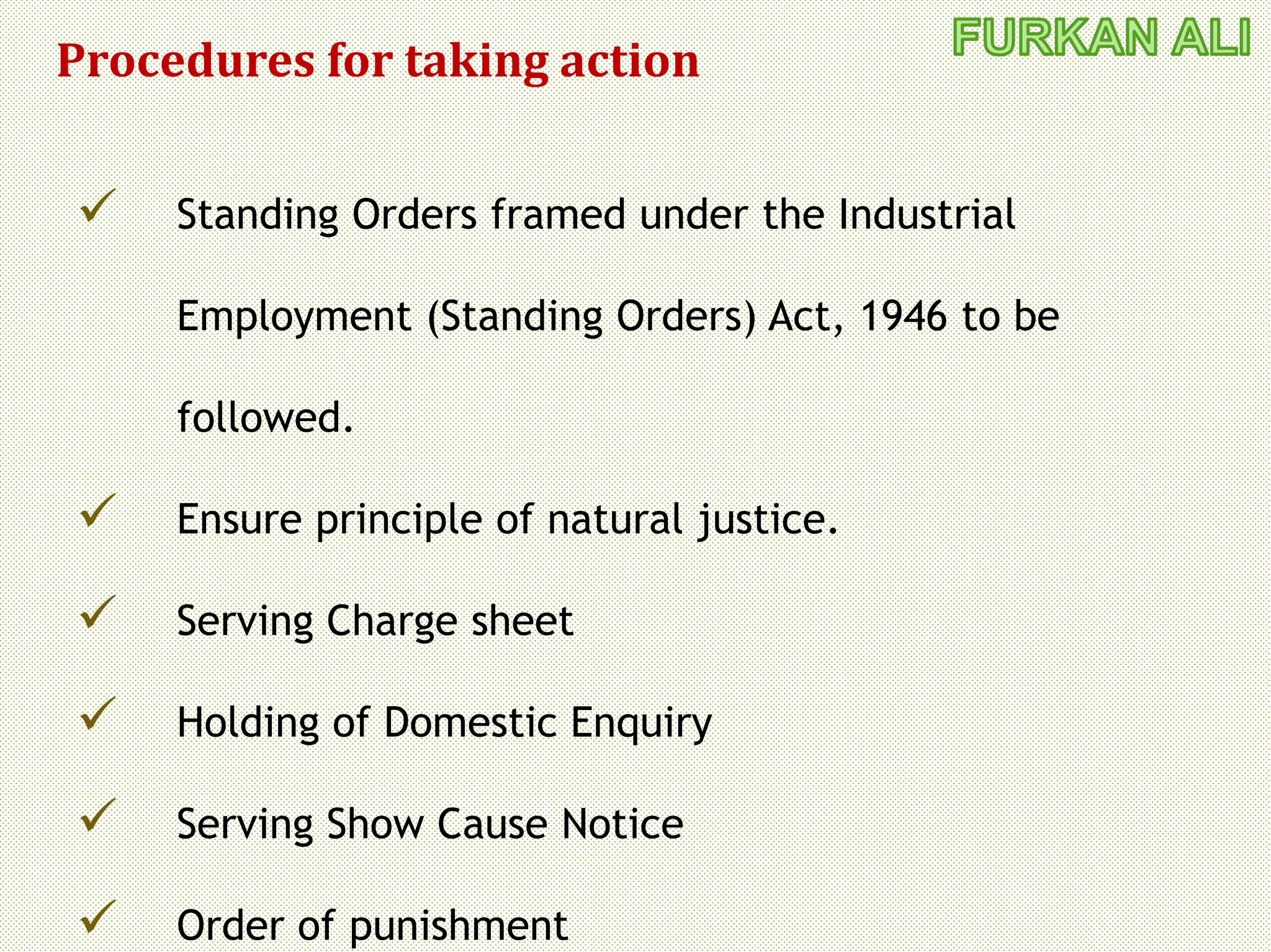 Misconduct & Disciplinary Action - Charge Sheet & Domestic Enquiry | PDF