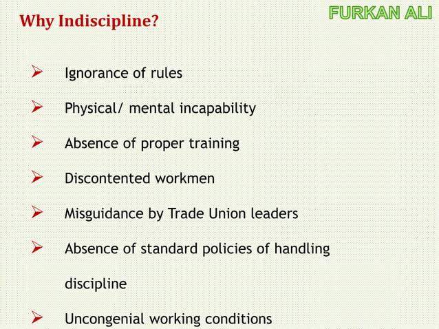 Misconduct & Disciplinary Action - Charge Sheet & Domestic Enquiry | PDF