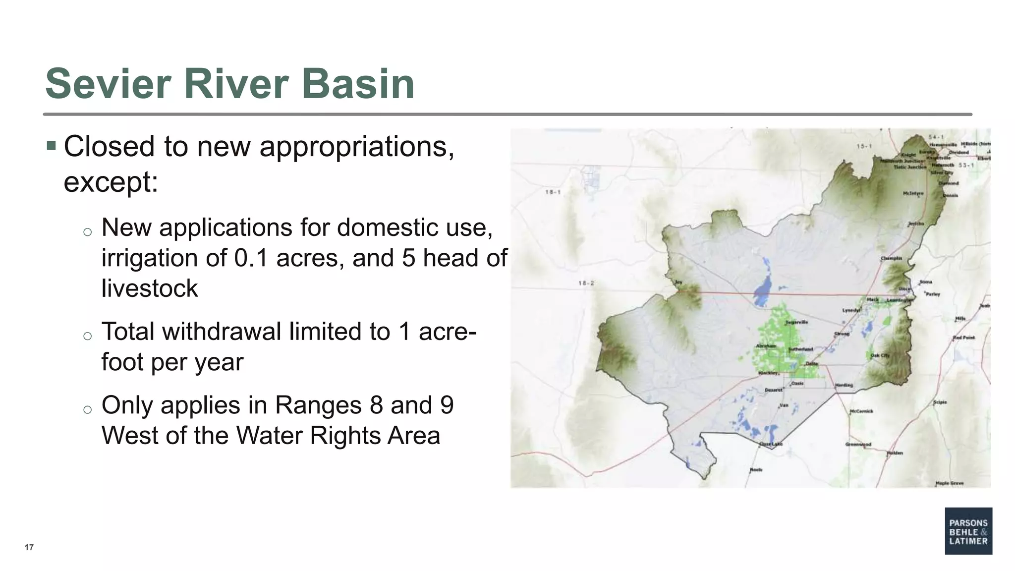 Utah Domestic Groundwater Use & Management | PPTX