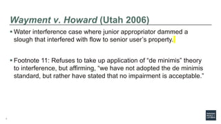 Utah Domestic Groundwater Use & Management | PPTX