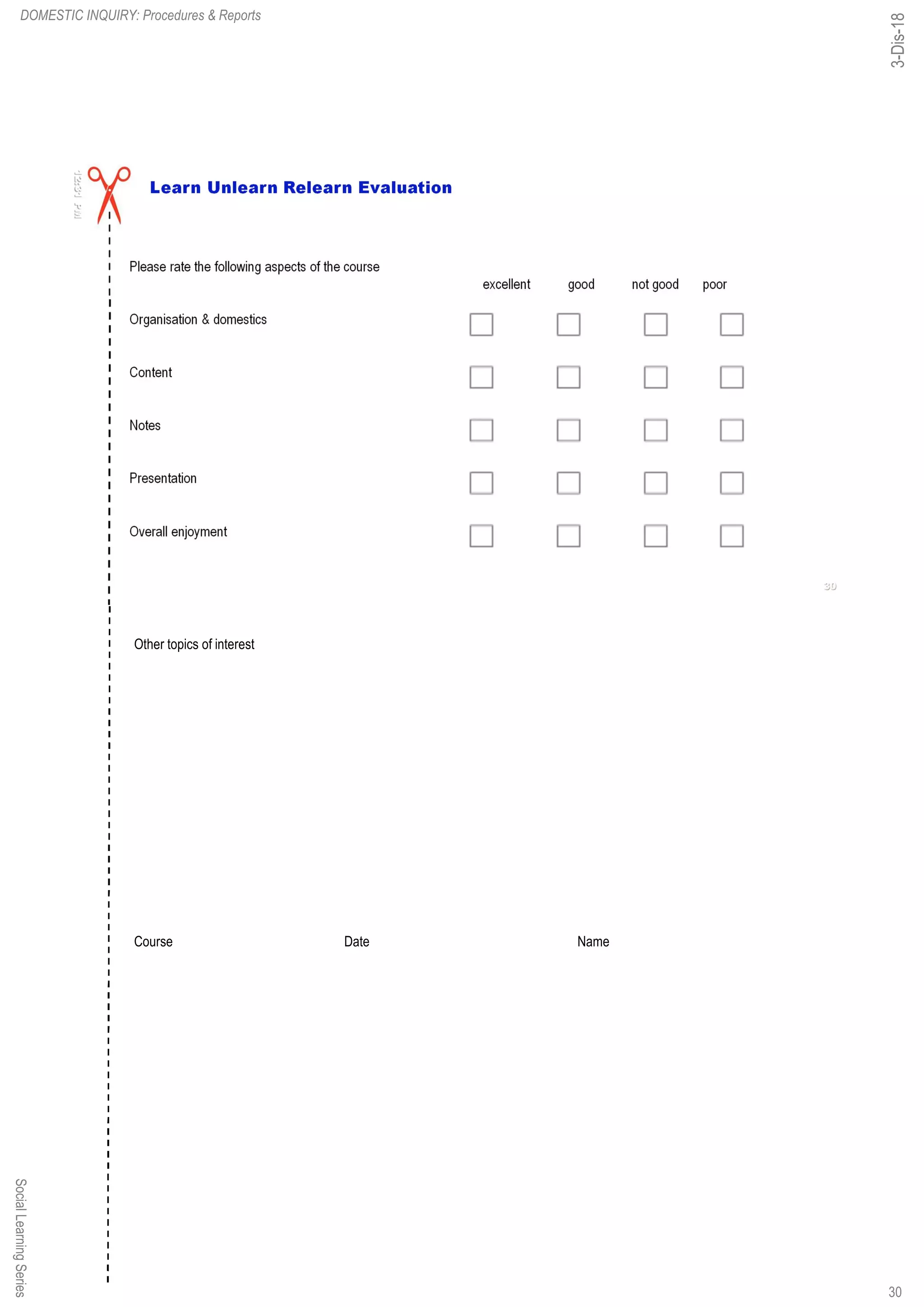 Domestic inquiry procedures & reports 5 dec-18 | PDF