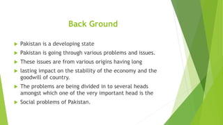 Domestic Issues of Pakistan | PPTX