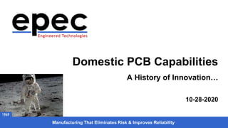 Domestic PCB Capabilities | PPT