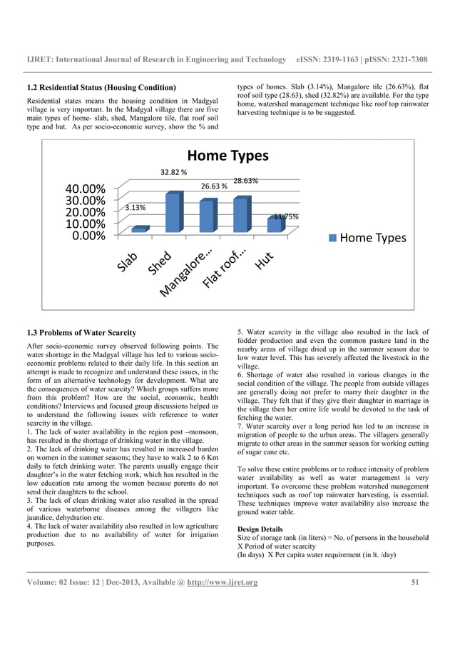 Domestic roof top rainwater harvesting a case study | PDF