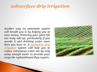 Domestic subsurface irrigation (2) | PPT
