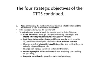 Domestic tourism in south africa | PPT