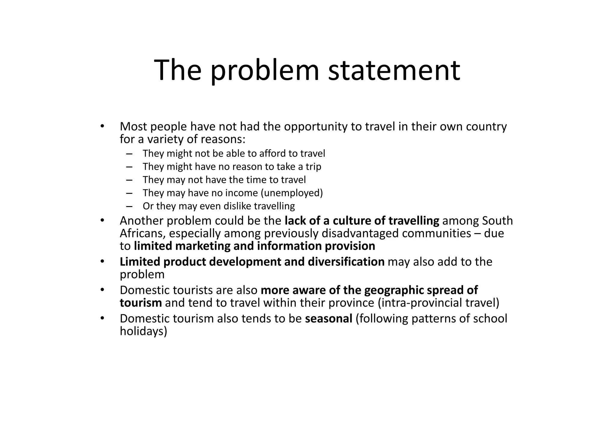 Domestic tourism in south africa | PDF