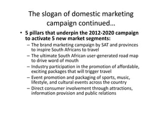 Domestic tourism in south africa | PDF