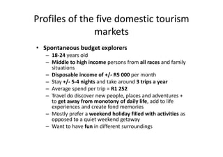 Domestic tourism in south africa | PDF