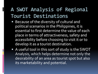 Domestic tourism region 3,4,5 & 6 | PPTX