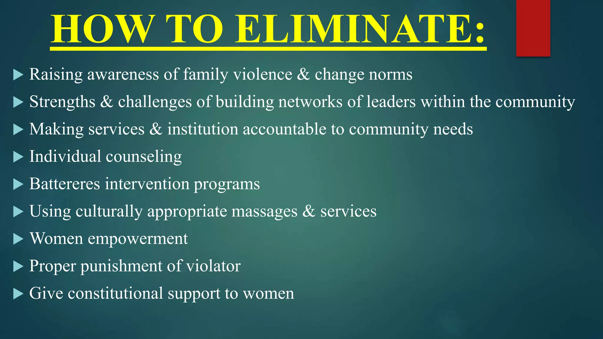 Domestic violence | PPT