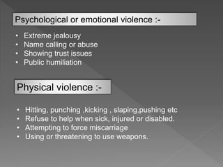 Domestic violence | PPTX