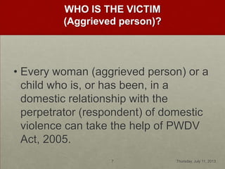 Domestic Violence Act 2005 | PPT
