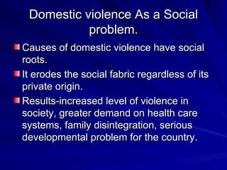 Domestic Violence Against Women [1].Ppt Dyuti. | PPT
