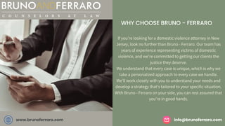 Get Domestic Violence Attorney New Jersey | Bruno - Ferraro | PPT