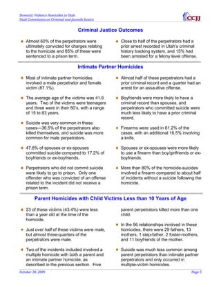 Domestic Violence Homicide Report | PDF
